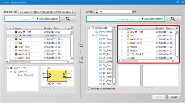 Quadcept - Extract Objects from Cache
